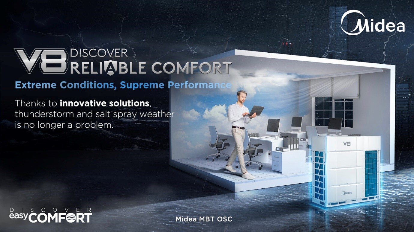 Điều hoà trung tâm Midea V8 Series VRF đã đạt được chứng nhận Tick-mark của Intertek