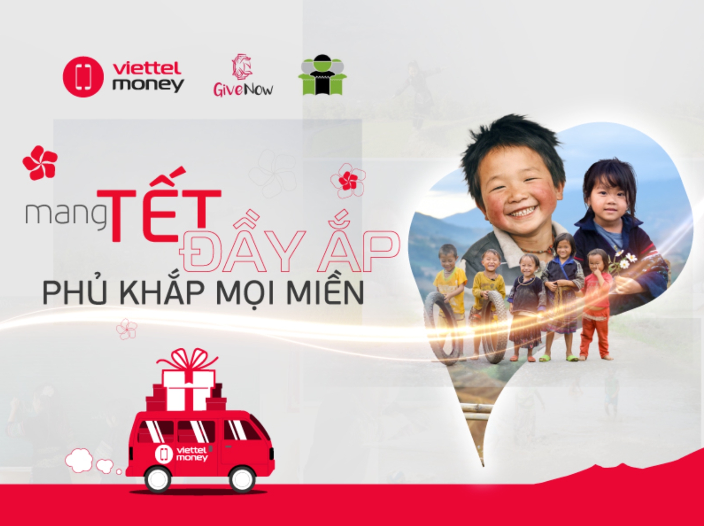 Cùng Viettel Money “Mang Tết đầy ắp phủ khắp mọi miền” - GiveNow