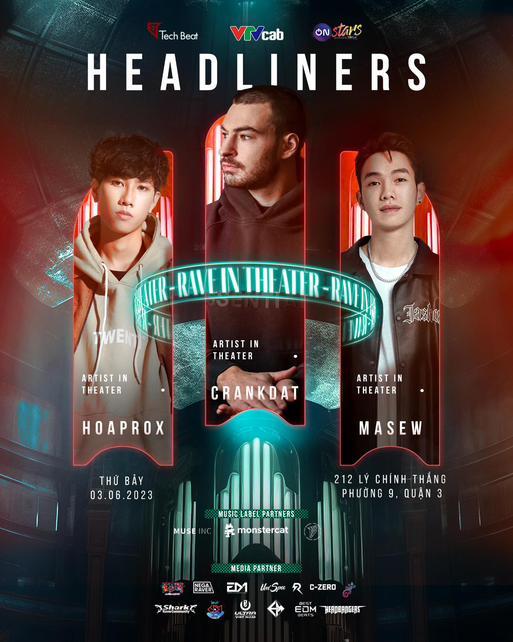 "Bùng nổ" cảm xúc với bữa tiệc âm nhạc EDM "Rave In Theater"