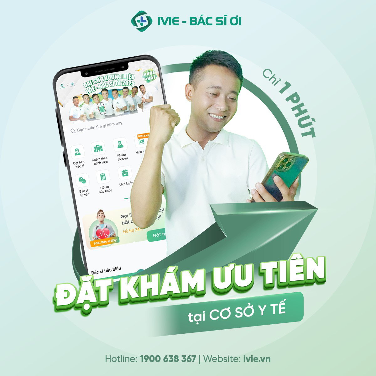 Không còn phải xếp hàng chờ đợi đi khám bệnh với IVIE - Bác sĩ ơi