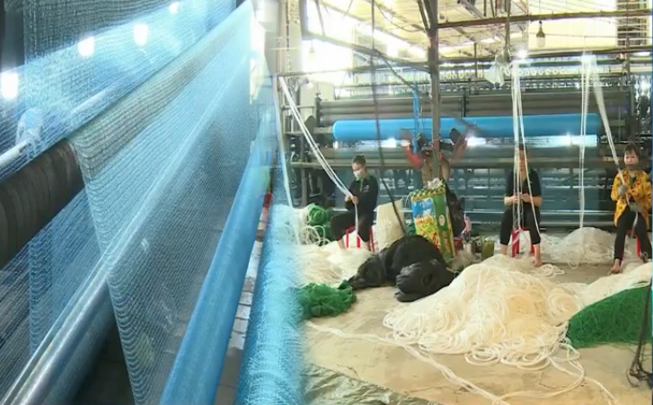 Nhịp sống bận rộn ở làng ngư cụ Thơm Rơm