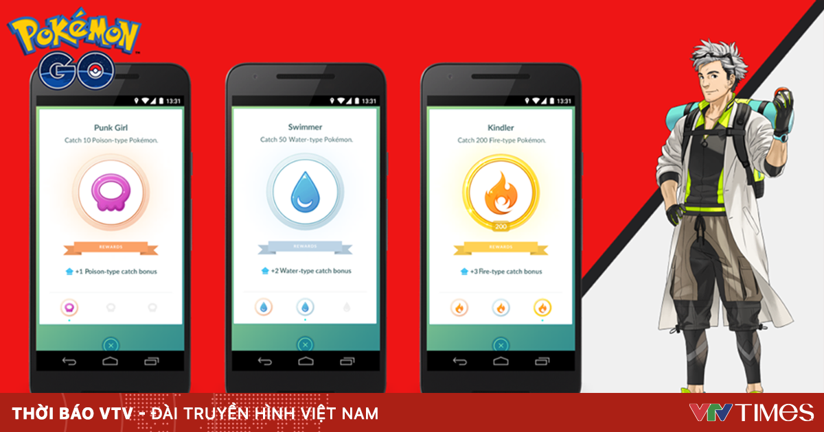 Pokémon GO cập nhật: Tăng tỷ lệ bắt Pokémon hiếm