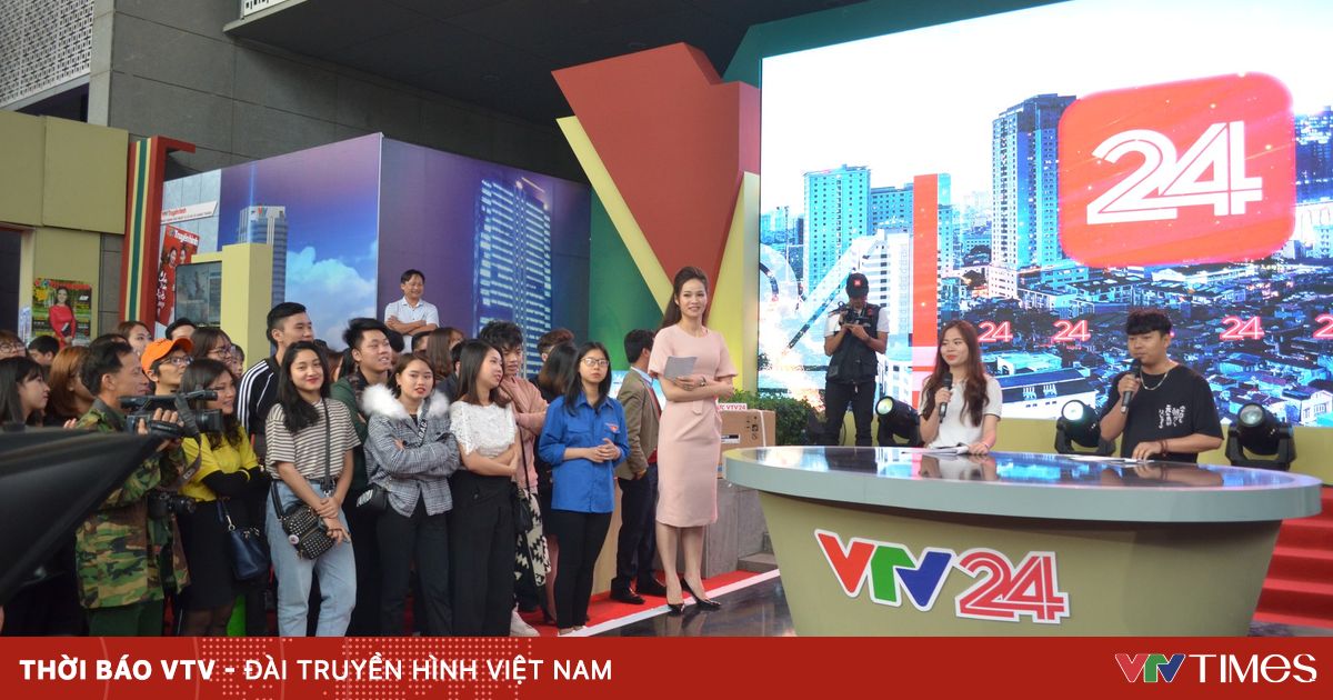 Không gian đặc biệt của VTV 24 tại Hội Báo toàn quốc