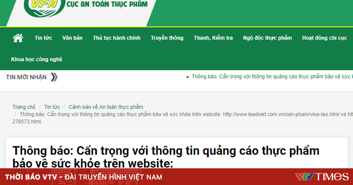 Cẩn trọng với thông tin quảng cáo sản phẩm Egorex Omega 3.6.9, Vina Tảo