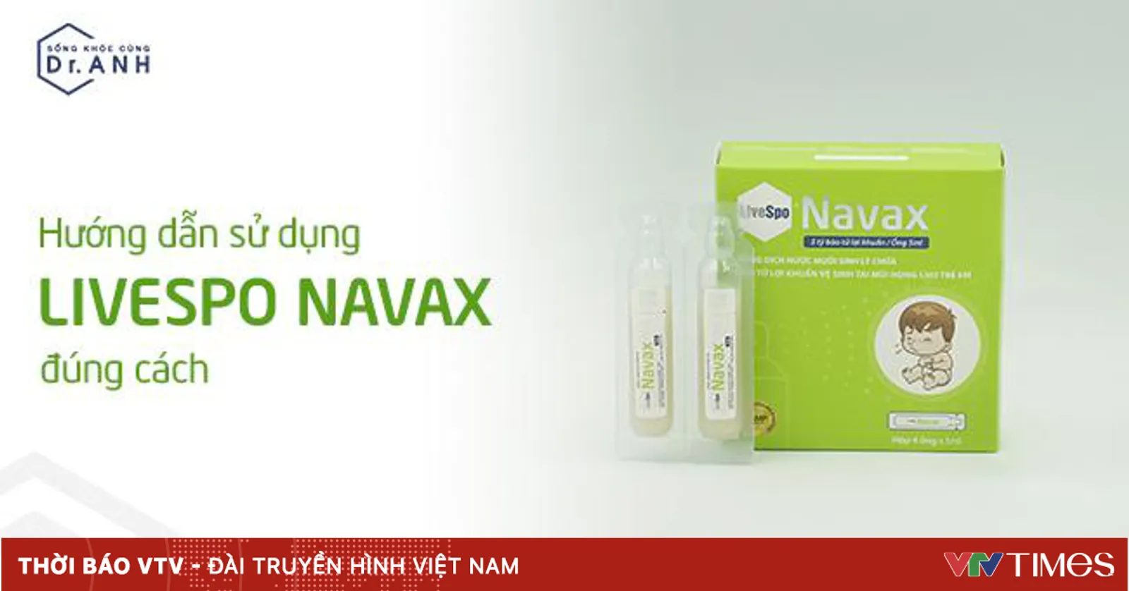 Hướng dẫn sử dụng xịt bào tử lợi khuẩn LiveSpo Navax cho đường hô hấp
