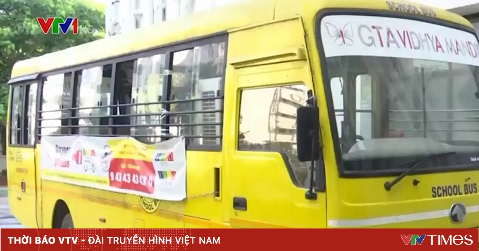 Biến xe bus trường học thành phòng cung cấp oxy