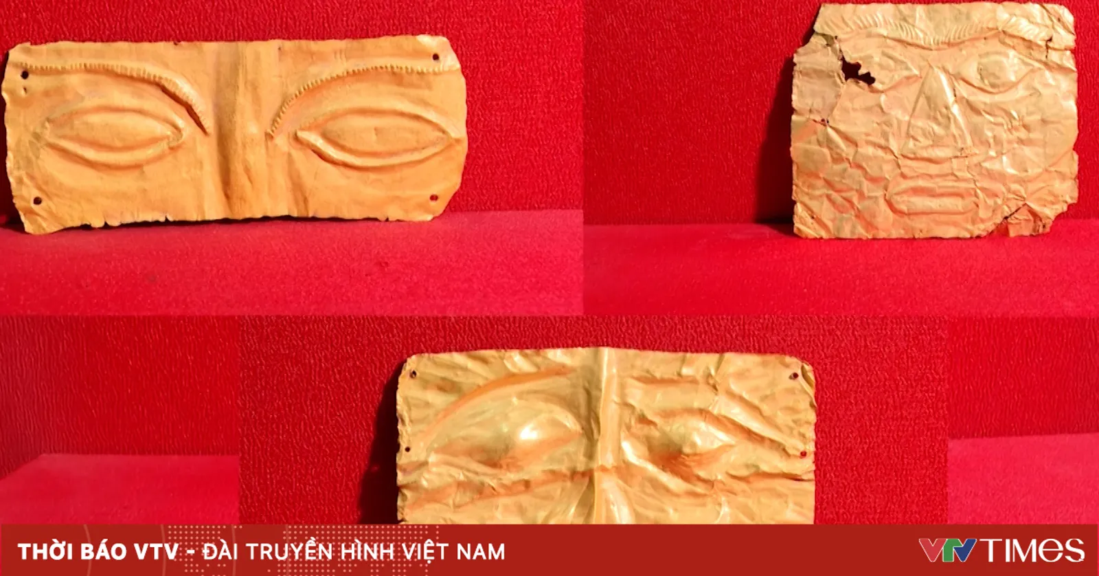 3 mặt nạ vàng niên đại hơn 2.000 năm được công nhận bảo vật quốc gia