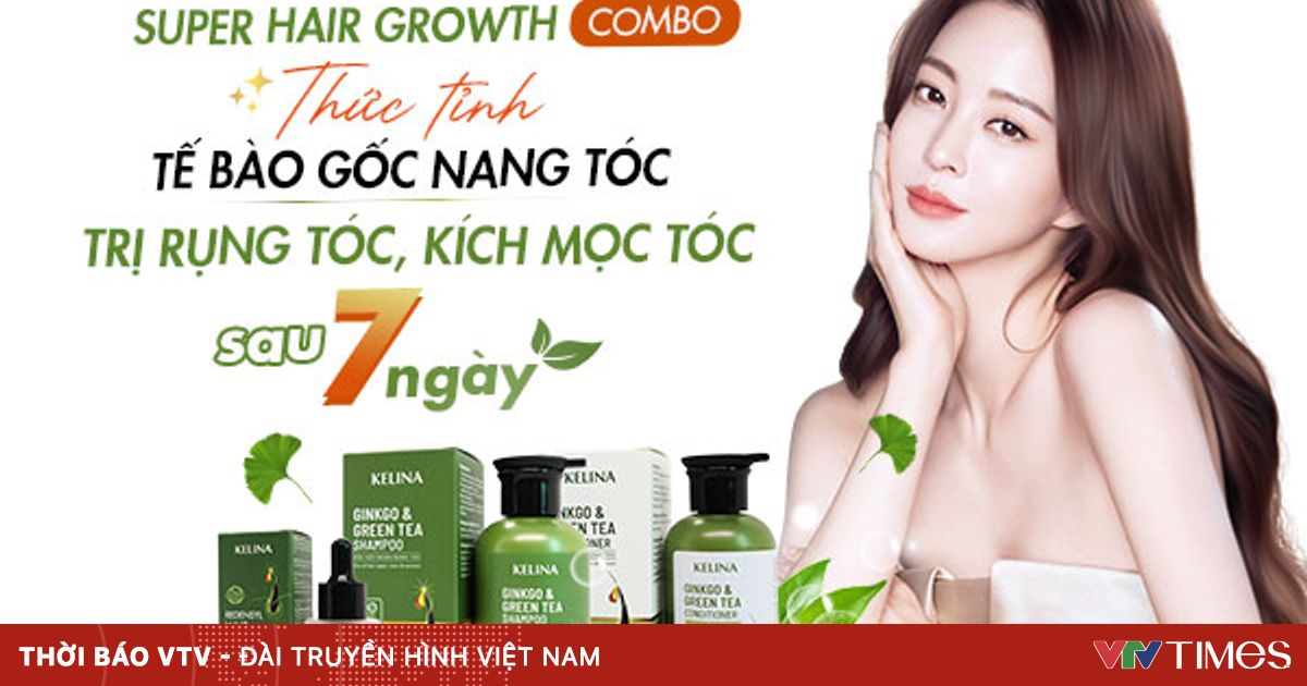 Kelina - Trợ thủ đắc lực ngăn rụng tóc và kích thích mọc tóc