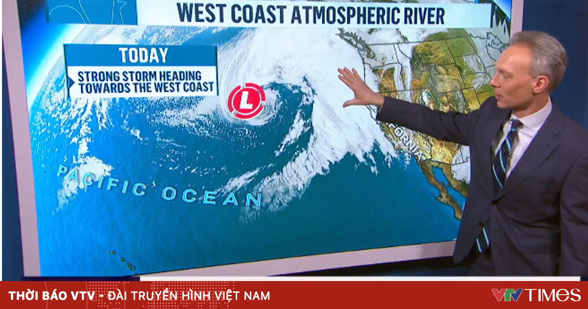 Bang California (Mỹ) chuẩn bị đối phó với những cơn bão "sông khí quyển ...