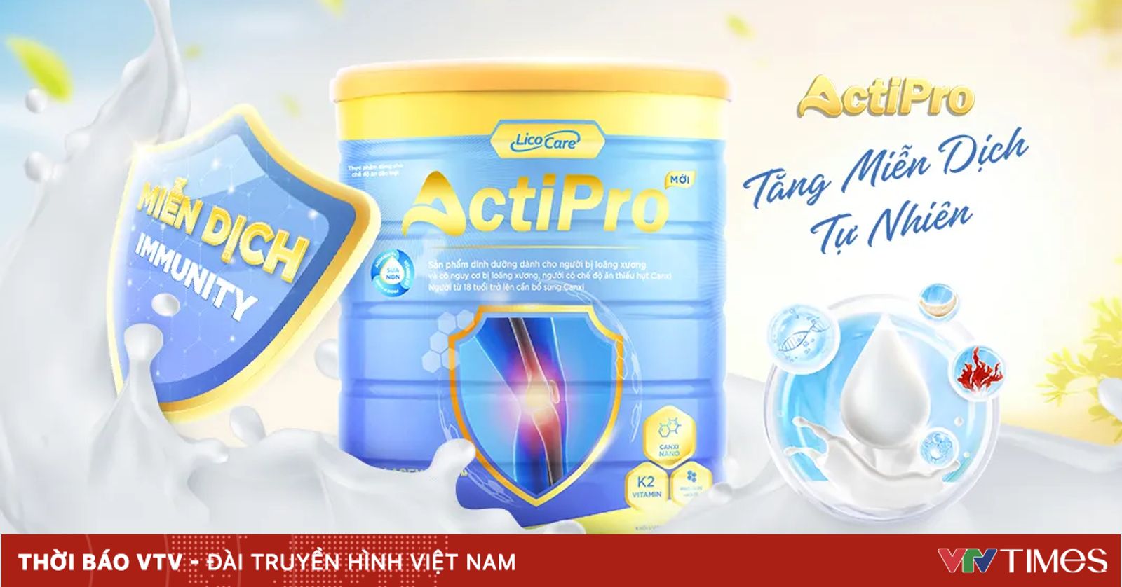 Actipro: Dinh dưỡng từ tự nhiên, nâng cao miễn dịch toàn diện