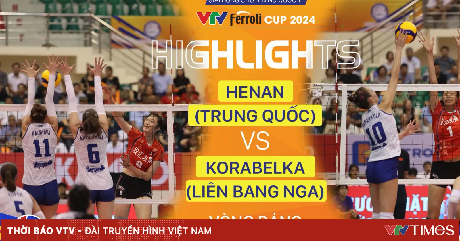 Highlights | Hà Nam (Trung Quốc) 0-3 Korabelka (Nga) | VTV Ferroli Cup 2024