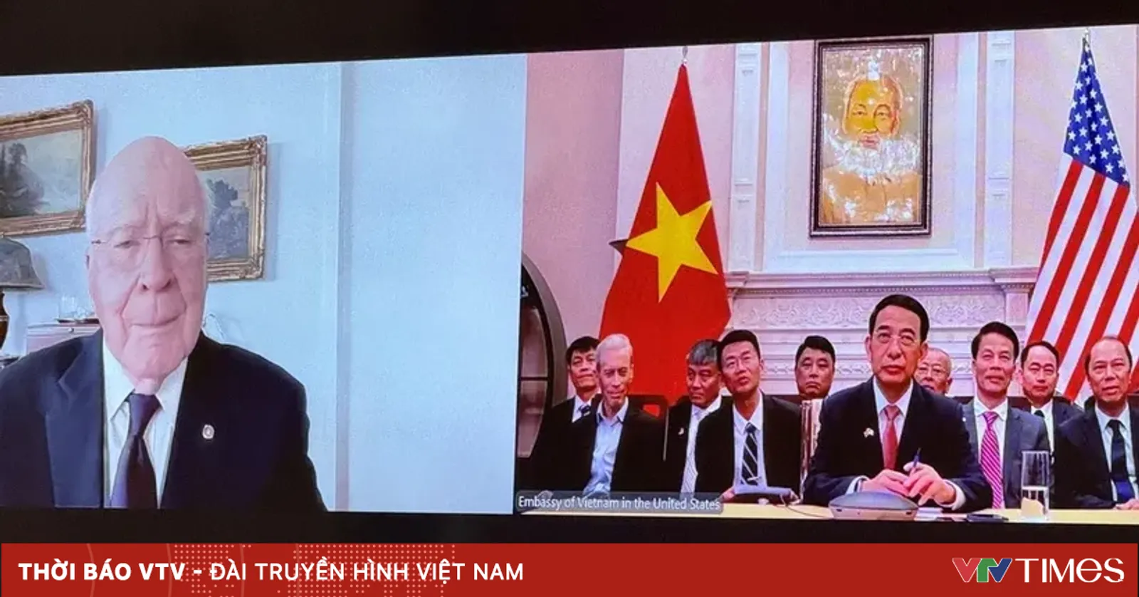 Đại tướng Phan Văn Giang điện đàm trực tuyến với Thượng nghị sĩ Hoa Kỳ ...