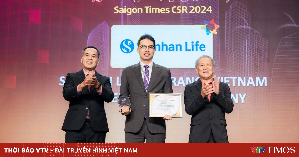 Shinhan Life Việt Nam được vinh danh doanh nghiệp vì cộng đồng - Saigon Times CSR 2024
