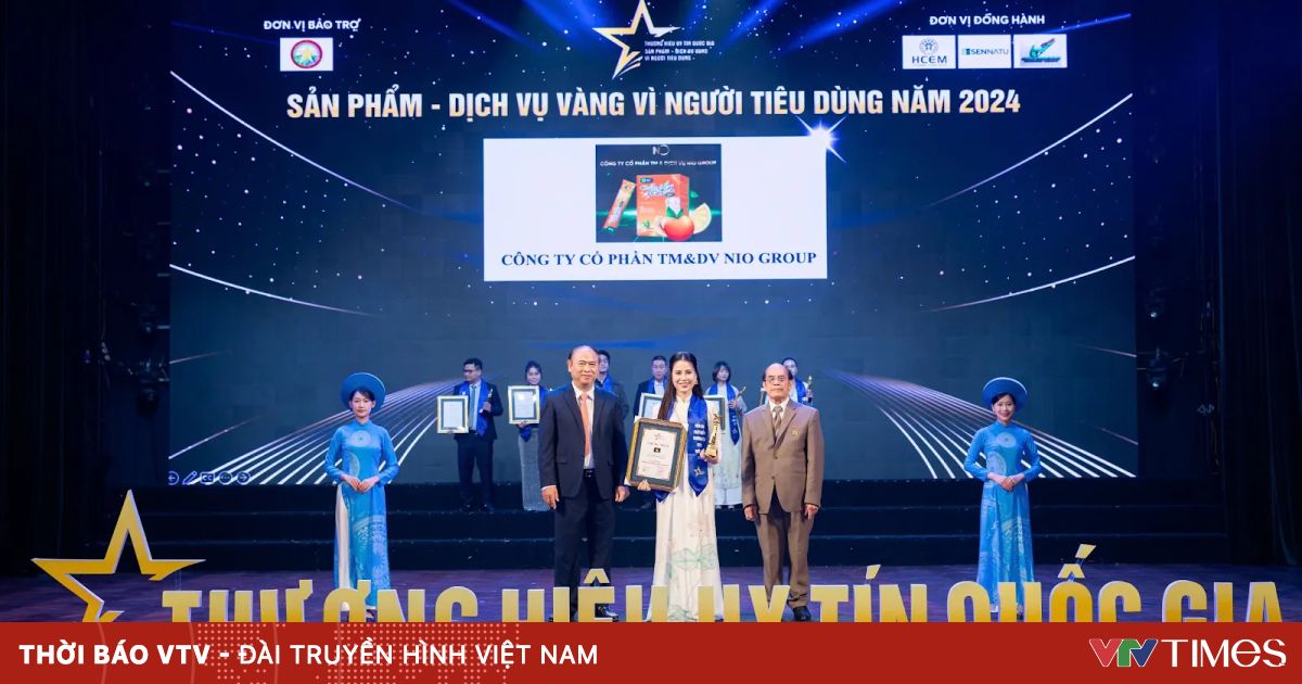 Nio Group vinh danh top 10 “Thương hiệu uy tín quốc gia 2024”