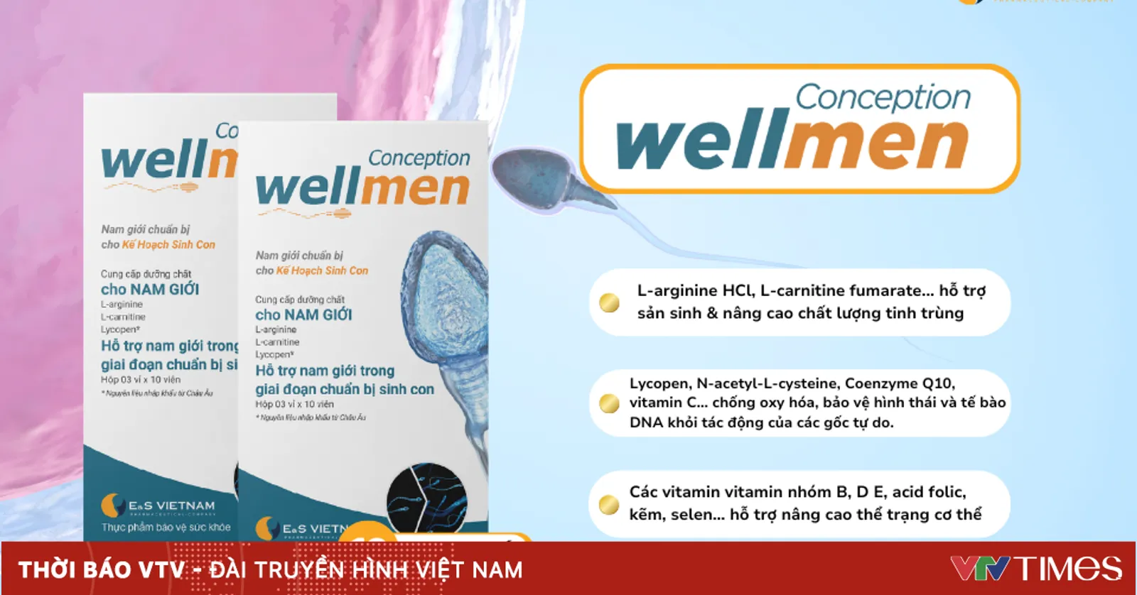 Wellmen Conception - lựa chọn hàng đầu cho sức khỏe sinh sản nam giới