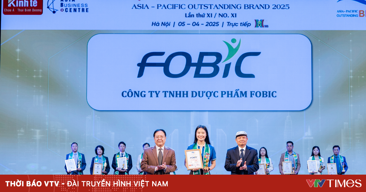 Dấu ấn vươn tầm khu vực| Dược phẩm FOBIC vinh dự đạt TOP 10 Thương hiệu ...