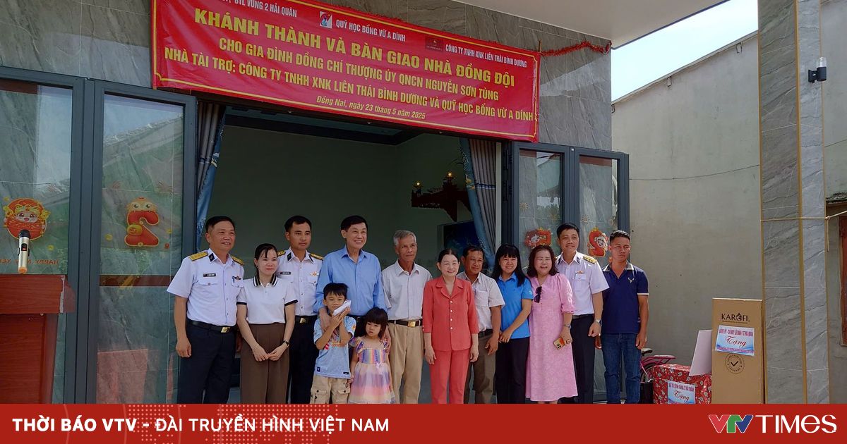 Vùng 2 Hải quân khánh thành, bàn giao Nhà đồng đội