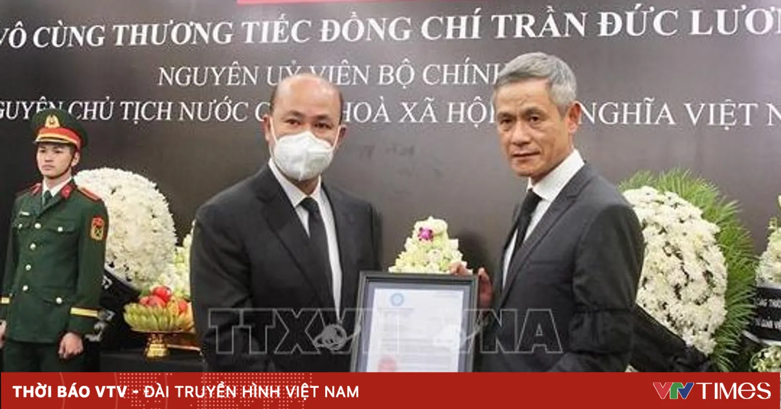 Trang trọng lễ viếng nguyên Chủ tịch nước Trần Đức Lương tại Campuchia