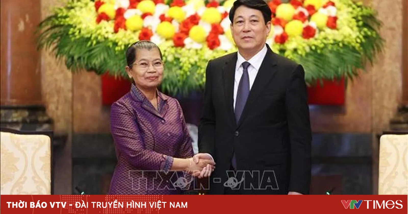 Chủ tịch nước Lương Cường tiếp Phó Chủ tịch Đảng Nhân dân Campuchia