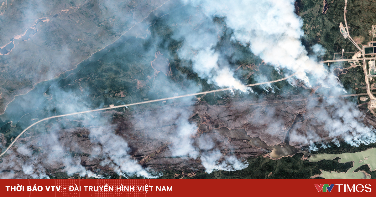 Khói cháy rừng ở Canada lan sang châu Âu