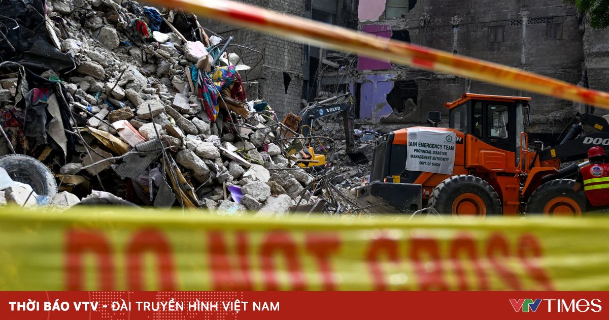 Sập tòa nhà 5 tầng ở Pakistan, ít nhất 27 người thiệt mạng