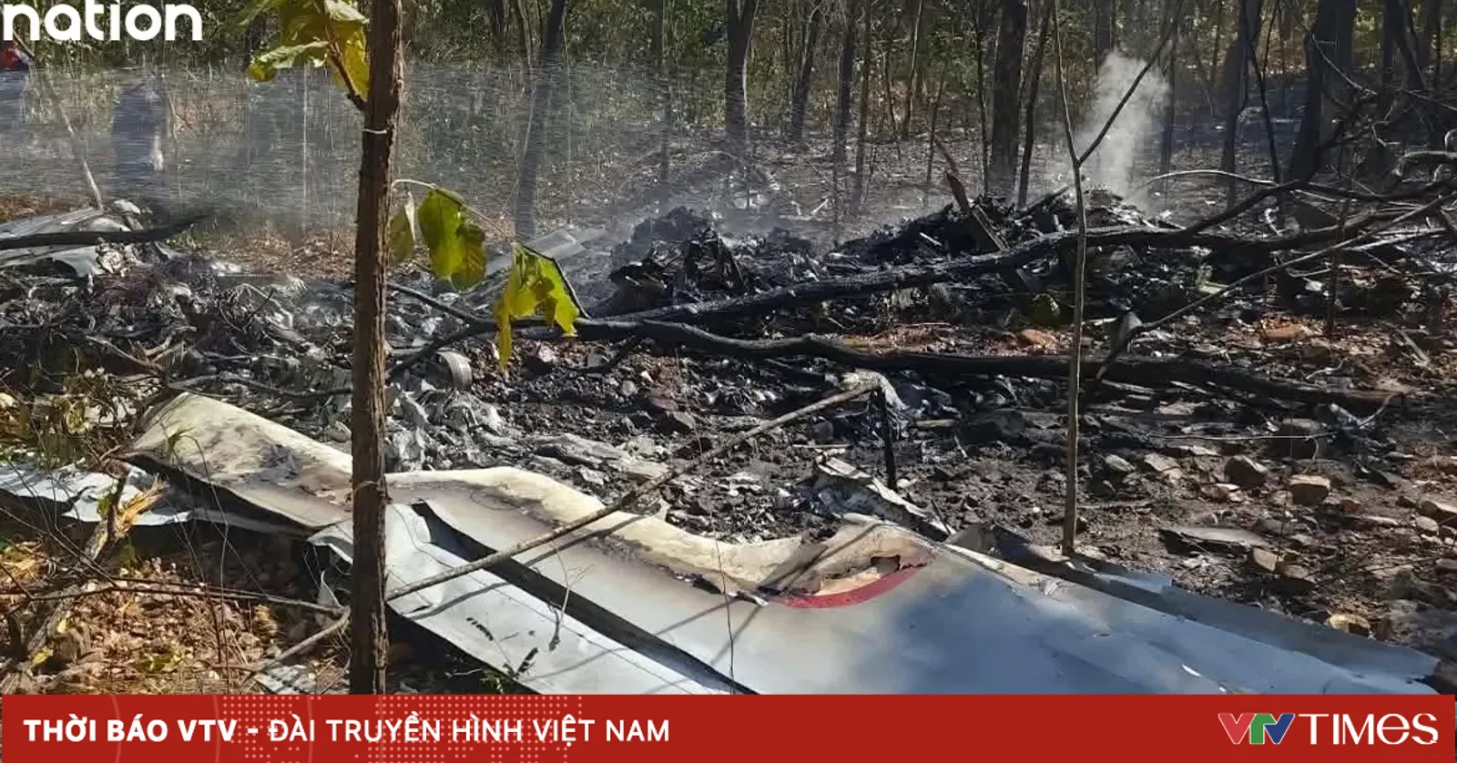 Rơi máy bay quân sự tại Thái Lan, 2 phi công thiệt mạng