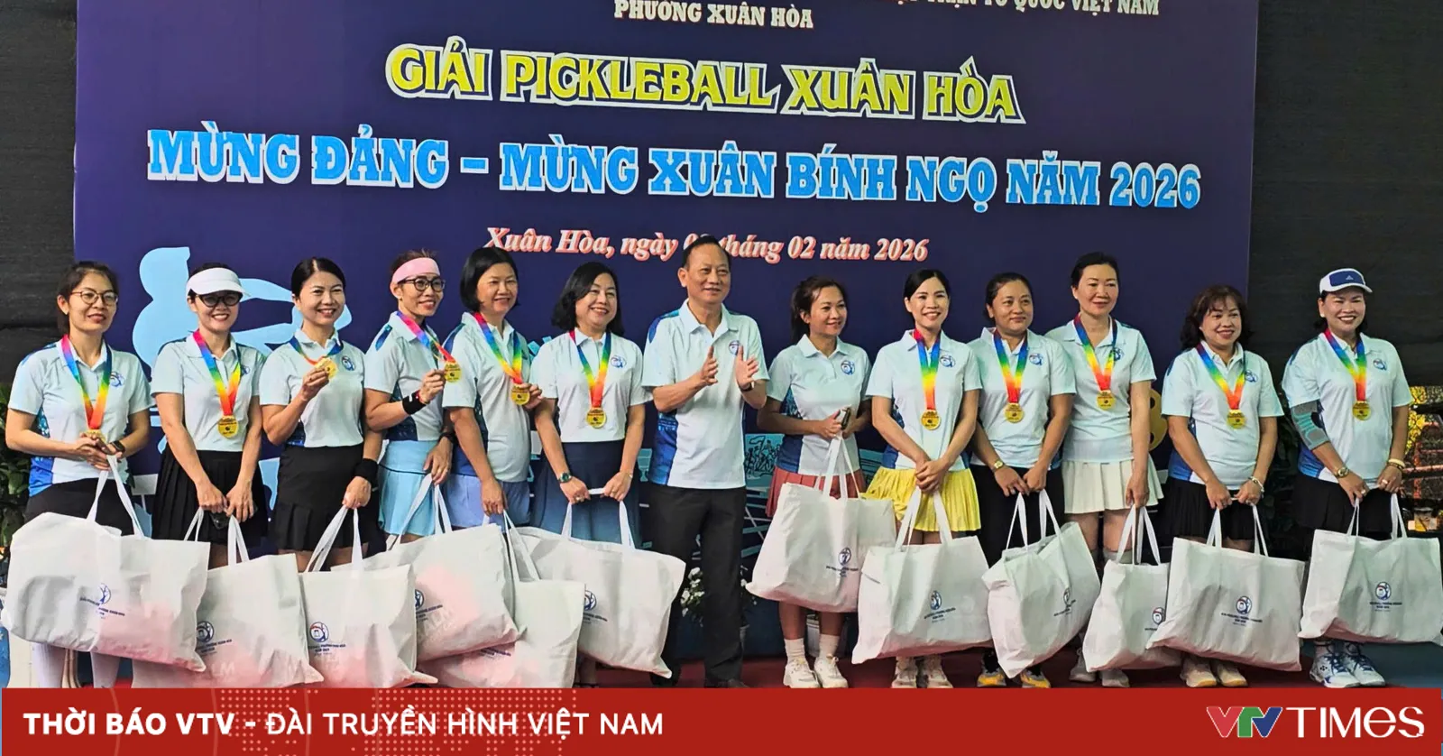 Phường Xuân Hòa tổ chức thành công Giải Pickleball Xuân Hòa "Mừng Đảng ...