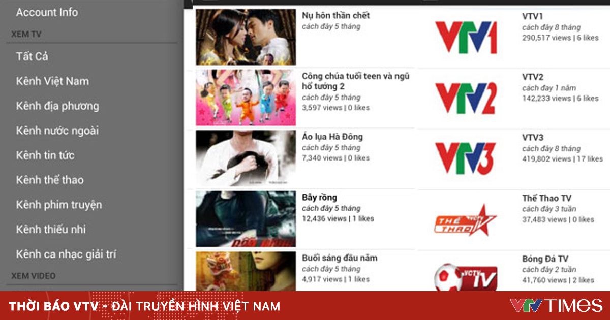VCTV chính thức cung cấp dịch vụ VTVPlus