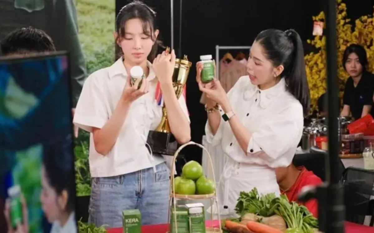 Hoa hậu Thùy Tiên bị phạt 25 triệu đồng vụ quảng cáo kẹo rau củ Kera ...