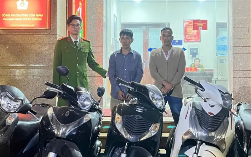 Vừa cai nghiện về, gã đàn ông trộm cắp 6 xe máy SH trong một ngày