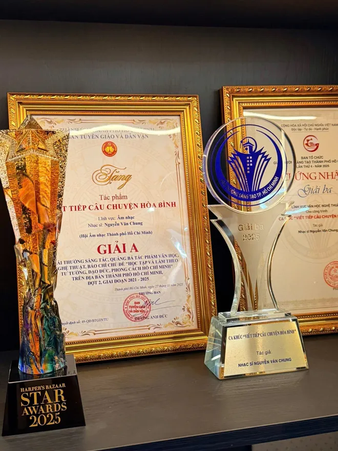 Nhạc sĩ Nguyễn Văn Chung chia sẻ về năm 2025 đầy cảm hứng tự hào