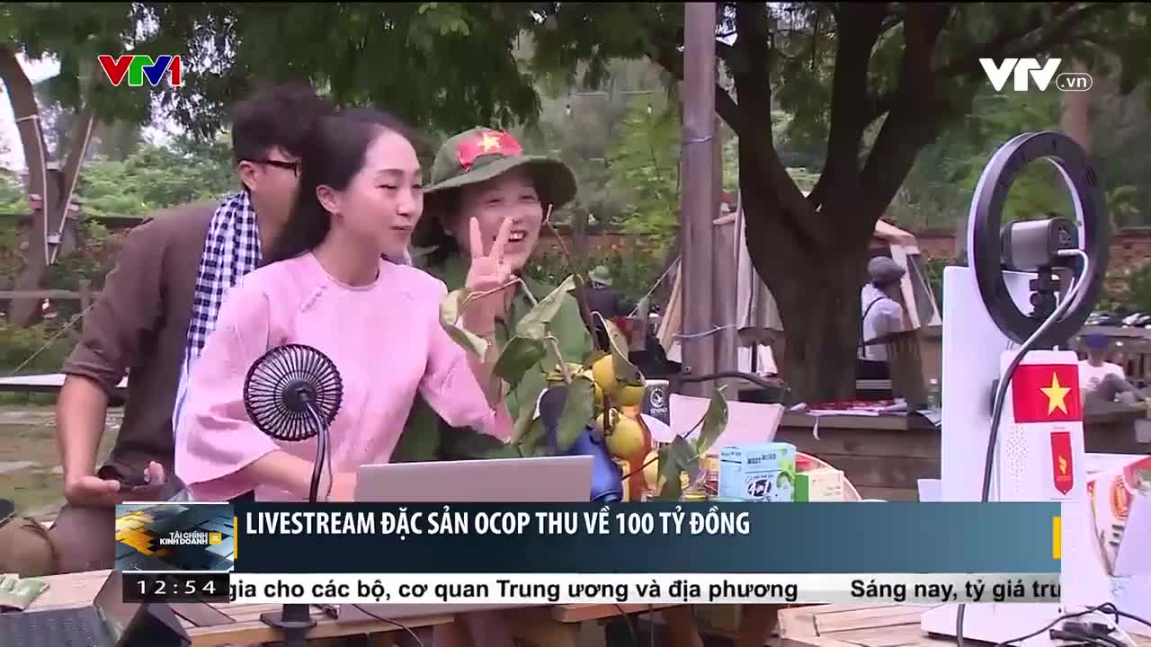 Livestream bán đặc sản OCOP thu về 100 tỷ đồng - Video đã phát trên VTV ...