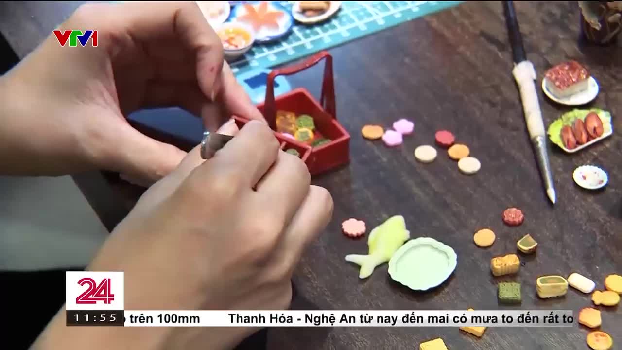 Nghệ thuật thu nhỏ bằng đất sét - Video đã phát trên VTV | VTV.VN
