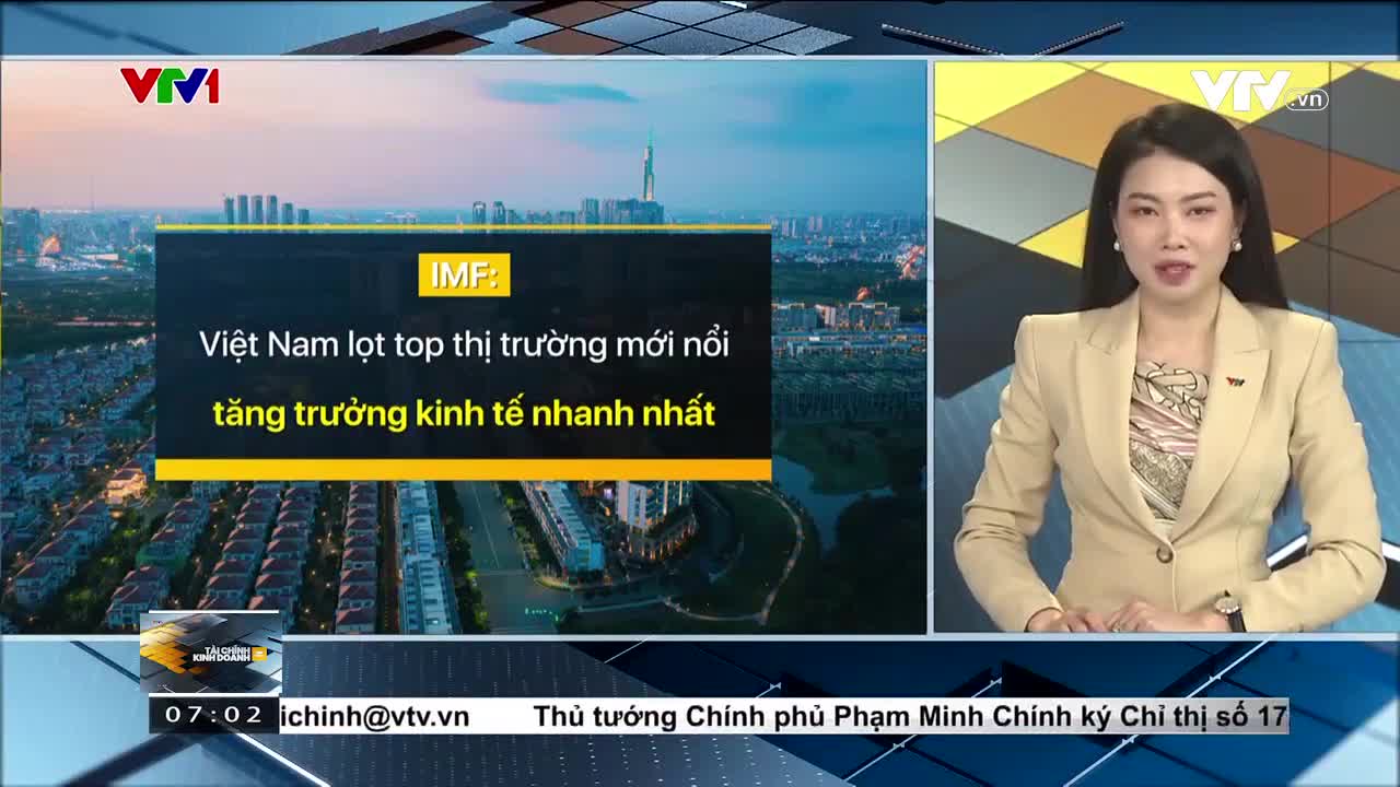 IMF dự báo Việt Nam sẽ trải qua một giai đoạn tăng trưởng kinh tế mạnh mẽ - Video đã phát trên ...