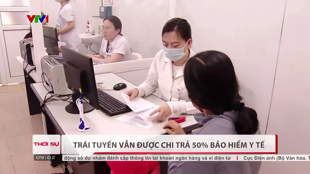 Trái tuyến vẫn được chi trả 50% bảo hiểm y tế