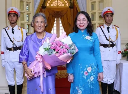 Vice President receives Thai Princess Maha Chakri Sirindhorn | VTV
