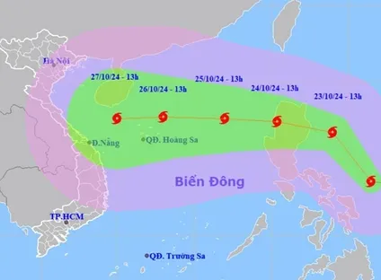 Typhoon Trami may reach level 12, with gusts up to level 15 when ...