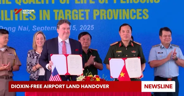 Dioxin-free airport land handover