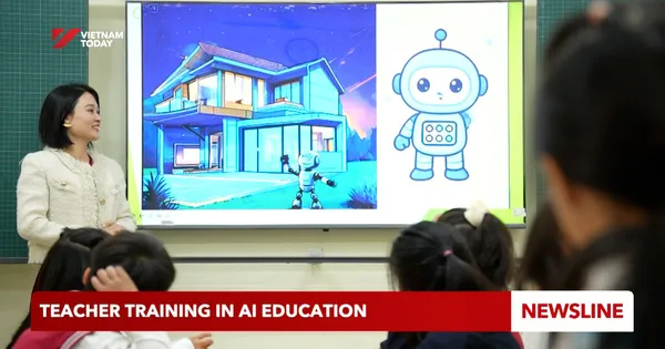 Teacher training in AI education