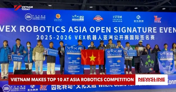 Vietnam makes top 10 at Asia robotics competition