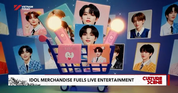 Idol merchandise fuels live entertainment
